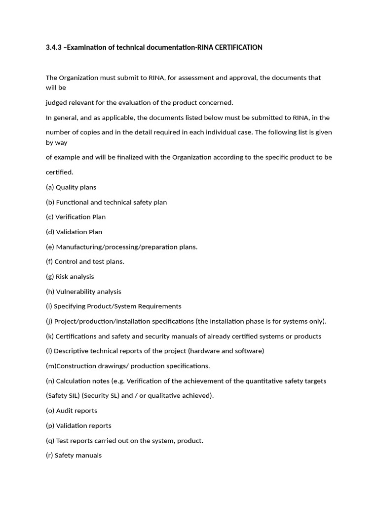 TECH DOC | PDF | Verification And Validation | Audit