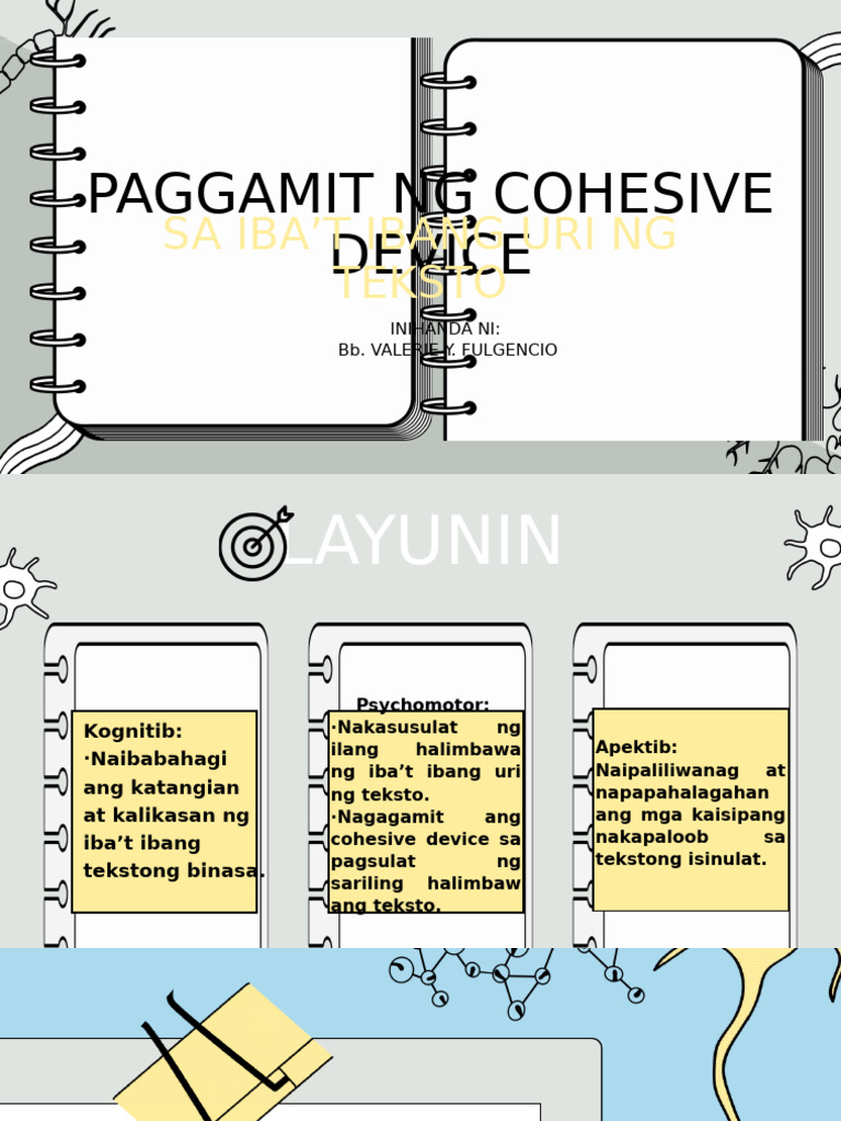 LESSON 2 - COHESIVE DEVICE - Copy 1 | PDF