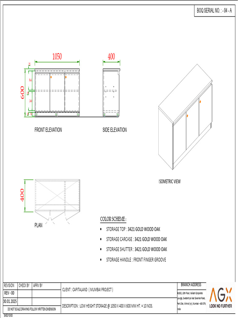 Low Height Storage Design for Capitaland | PDF