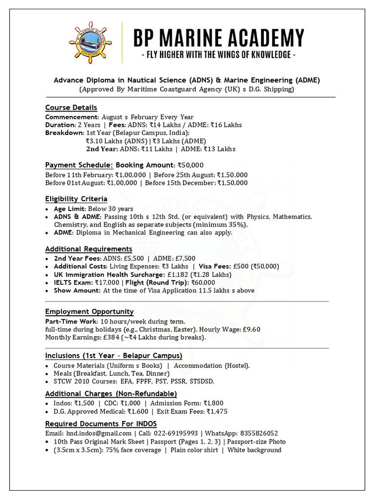 ADME & ADNS Brochure 2025 New | PDF