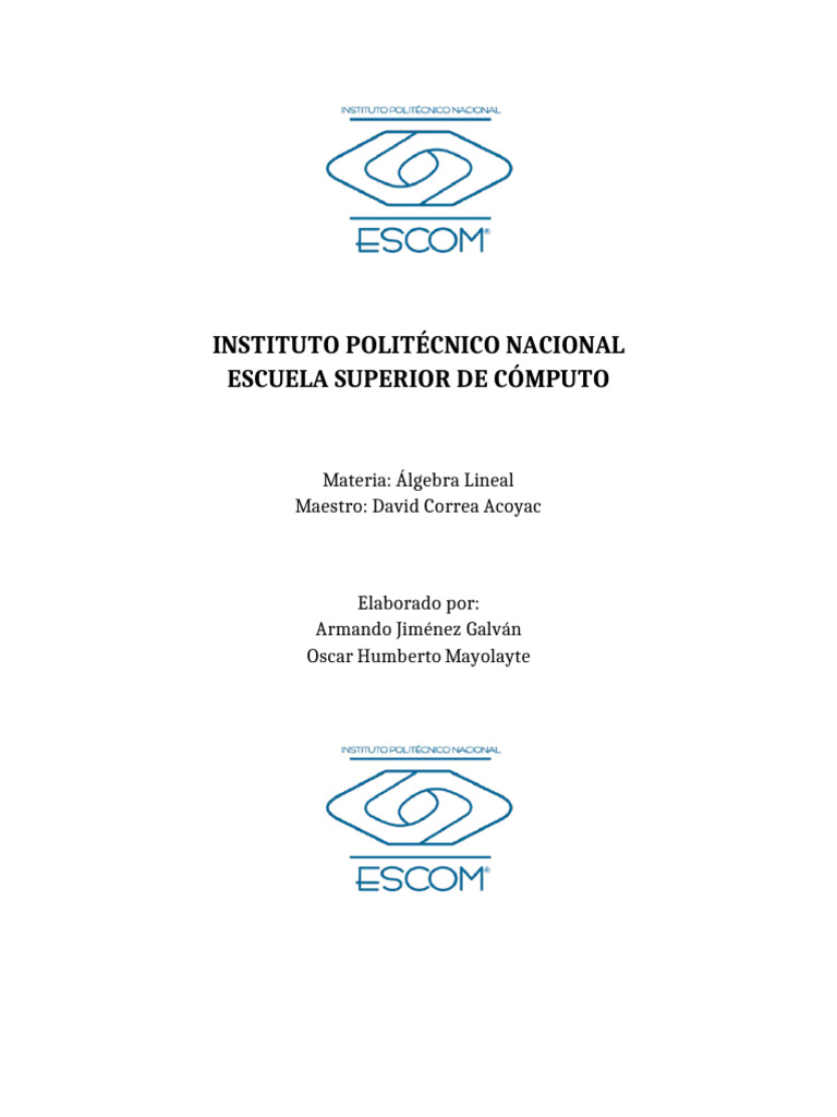 Portada Algebra Lineal Completa | PDF