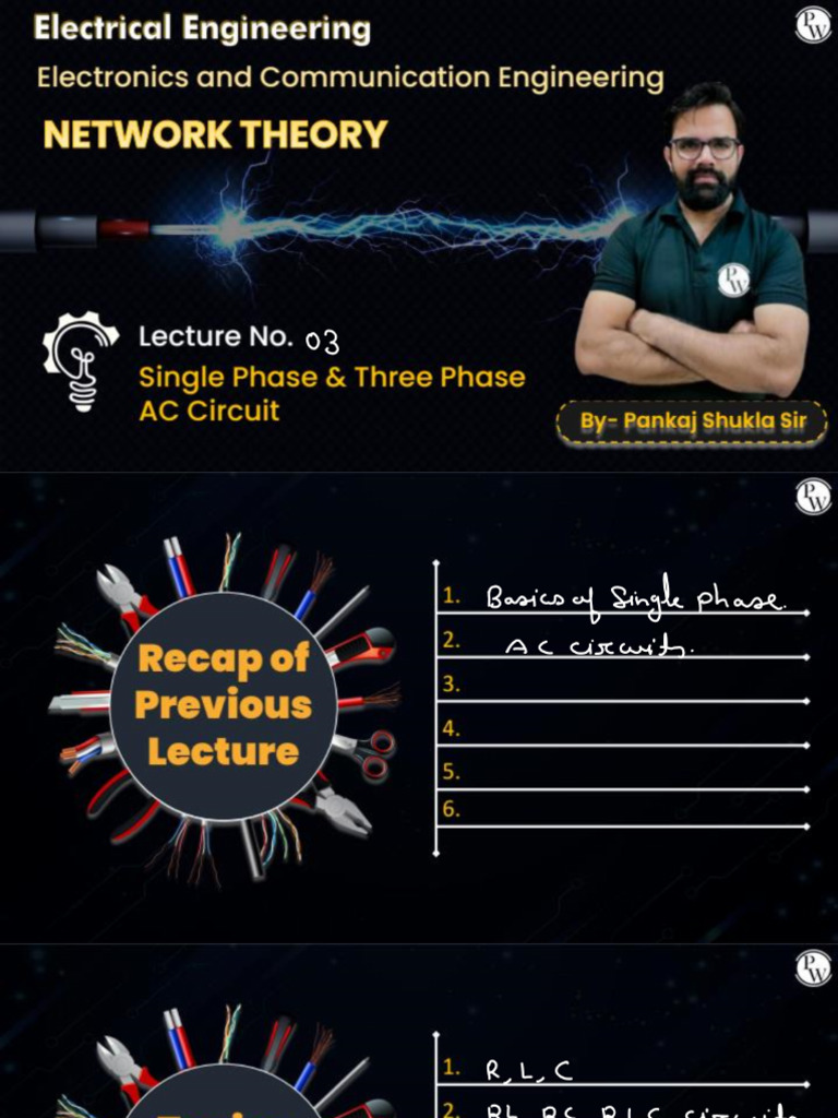 Single Phase And Three Phase Ac Circuit 03 Class Notes Pdf 6597