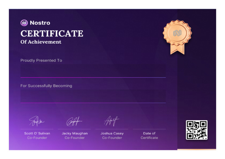 Certificate Certificate1 | PDF