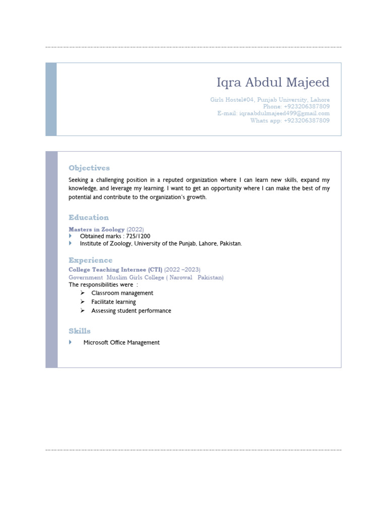 Iqra Abdul Majeed | PDF