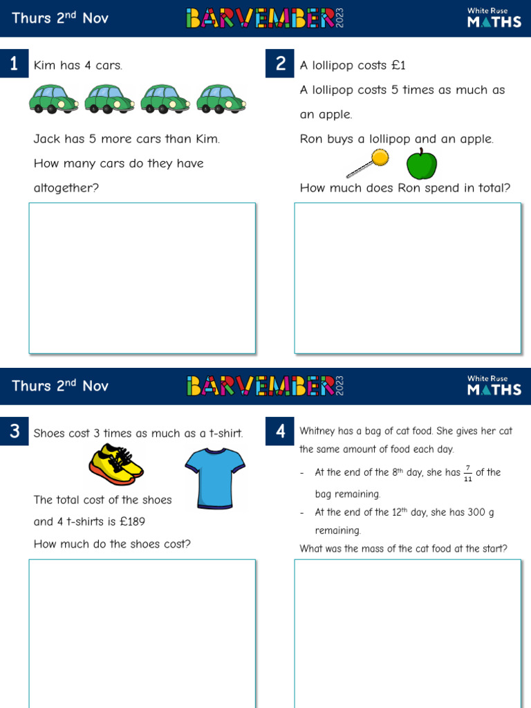 Week 1 - Thursday 2nd November without bars | PDF