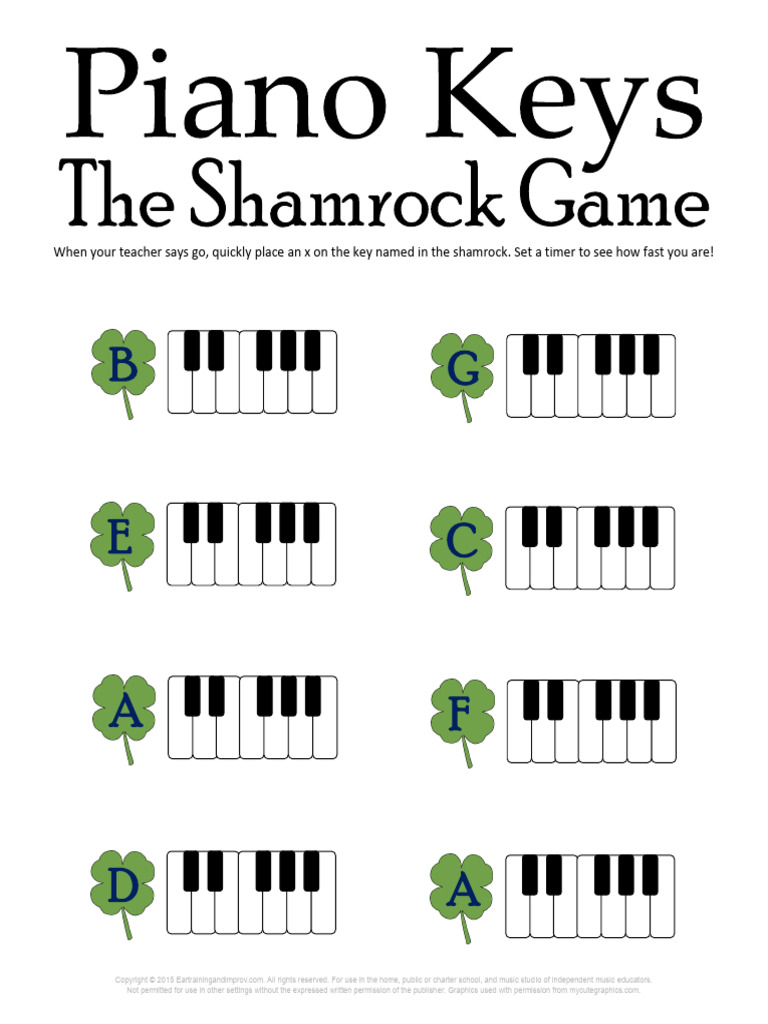 St_Patricks_Day_Piano_Worksheet_Piano_Keys | PDF