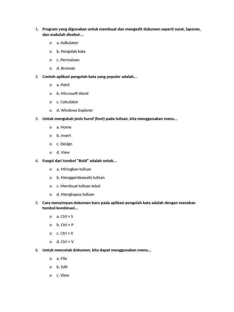 Soal Bab 2 Matrikulasi | PDF