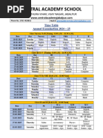 Annual Exam 2024-25 Time Table | PDF