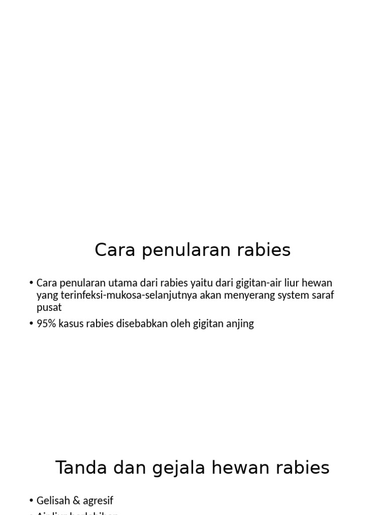 Rabies | PDF