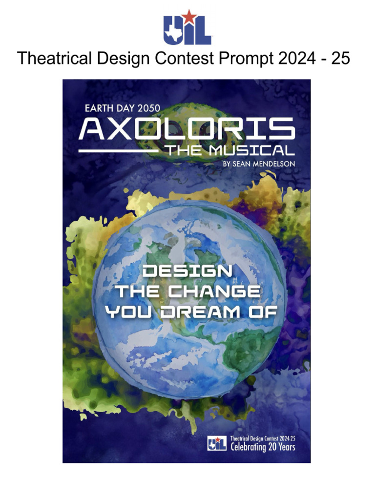 TheatricalDesignPrompt 2024-25 Rev1 | PDF | Rendering (Computer ...