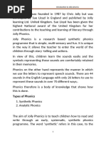 Jolly Phonics Letter "S" | PDF