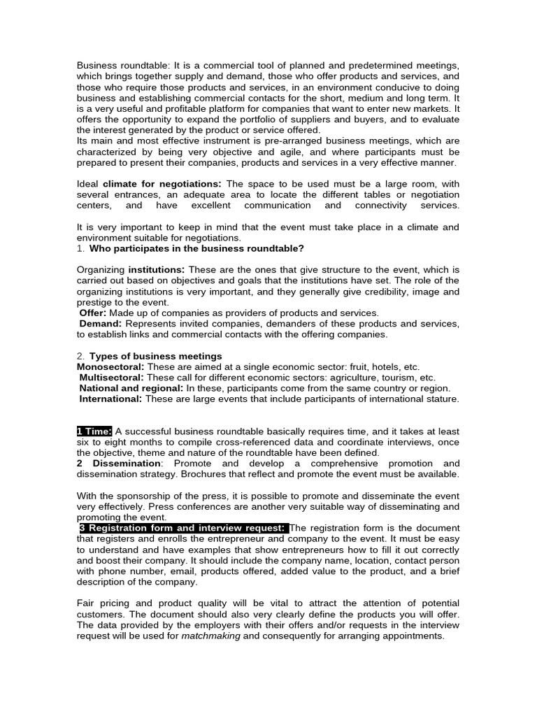 Business Roundtable Protocol | PDF | Market (Economics) | Entrepreneurship