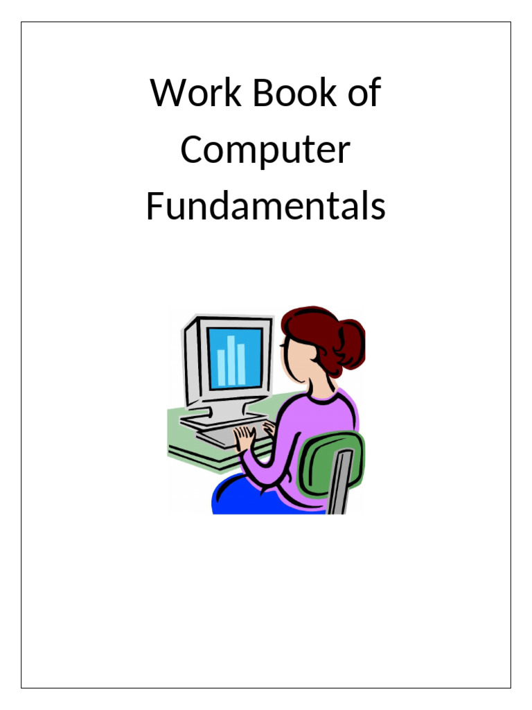 Work Book Of Computer Fundamentals 16022016 Pdf Microsoft Excel