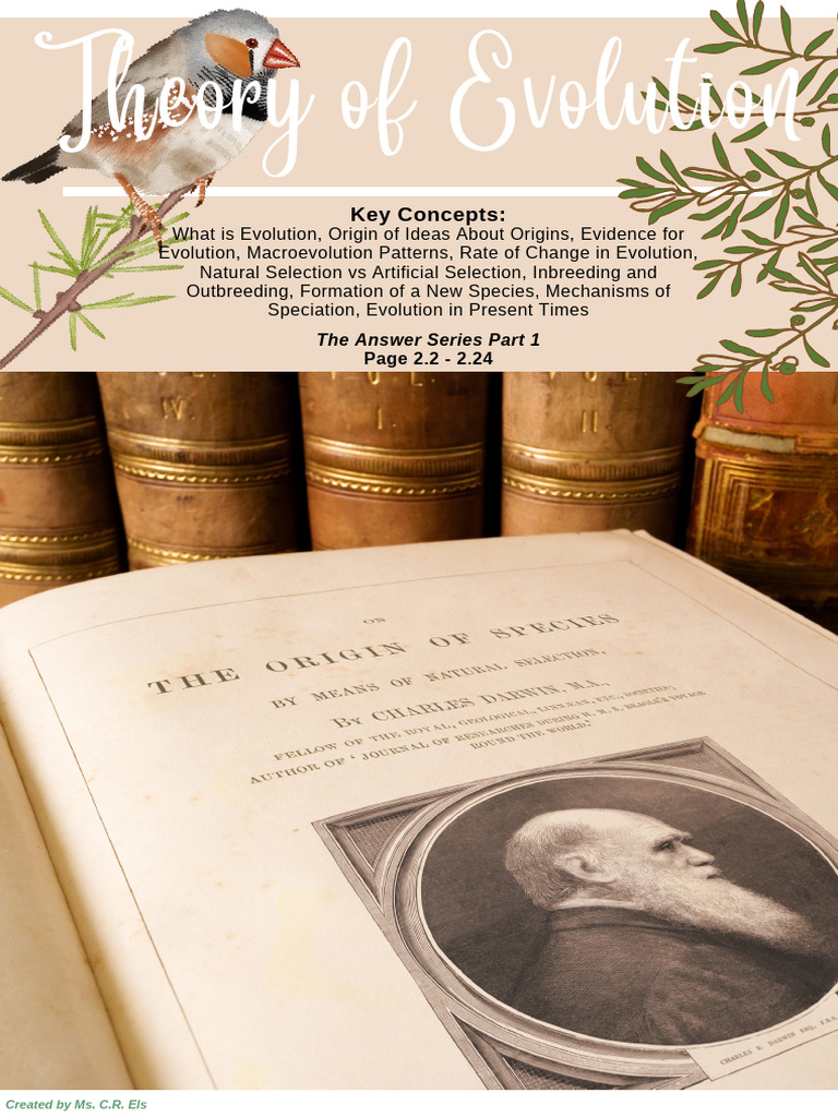 Theory of Evolution | PDF | Natural Selection | Evolution