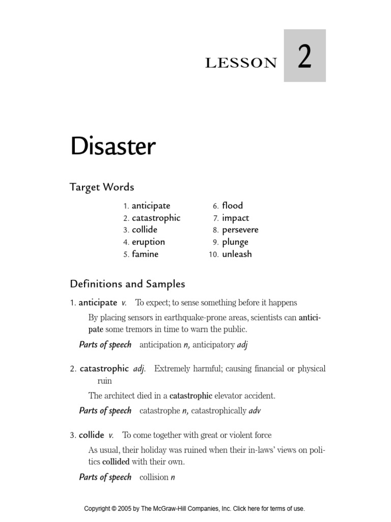 TOEFL Words (5) | PDF