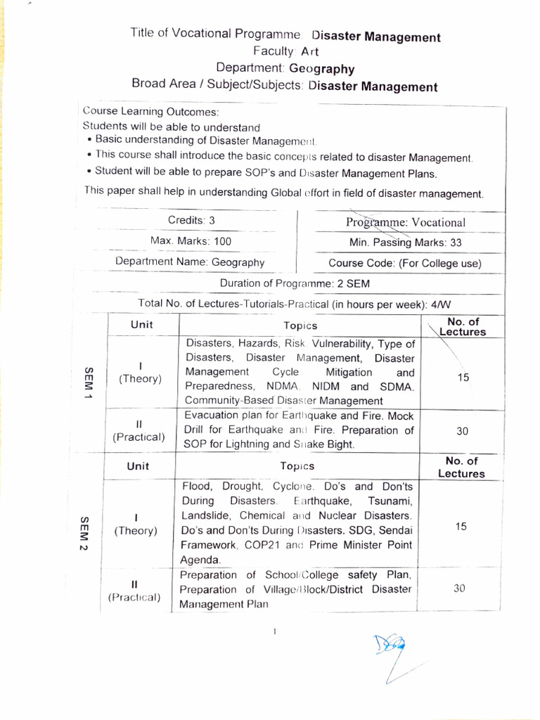 Disaster Management | PDF