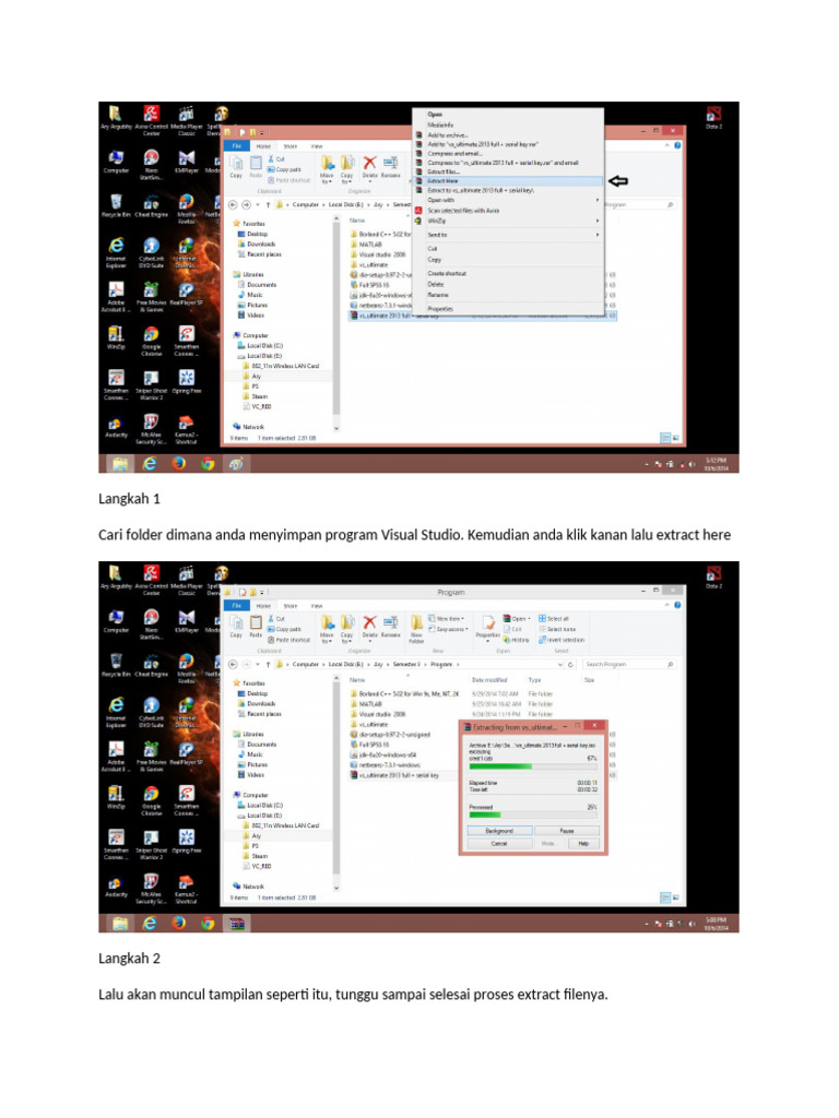 instalasi visual studio | PDF
