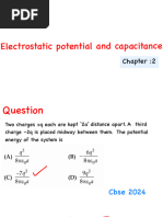 Class 12th Physics PYQs With Solution CH 2 Electrostatic Potential and Capacitance-3-17 | PDF ...
