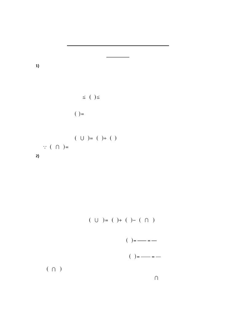 PTSP Complete | PDF | Probability Distribution | Probability Density Function
