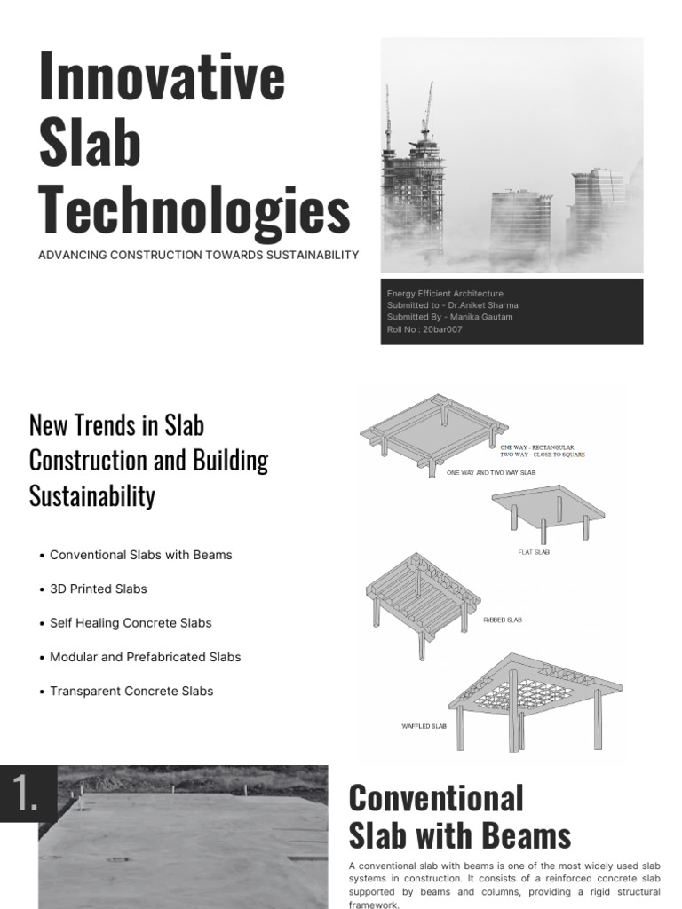 Slab Construction - New Trends | PDF | 3 D Printing | Concrete
