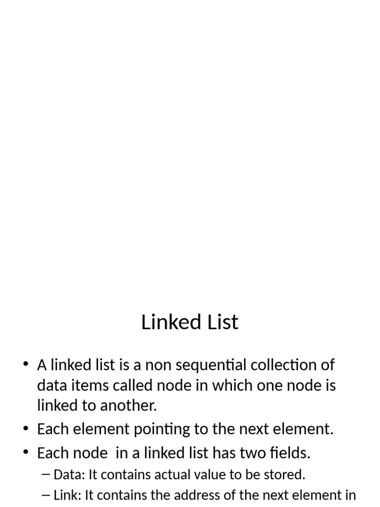 Linked List | PDF | Pointer (Computer Programming) | Data Management Linked List | PDF | Pointer (Computer Programming) | Data Management