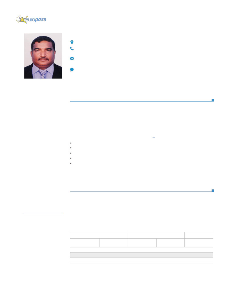 Heavy Bus Driver CV - Geetha Kumara | PDF | Bus | Driver's License