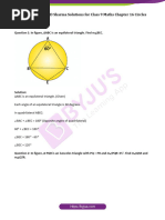 RS Aggarwal Sol Class 9 Maths Chapter 12 Circles Exercise 12B | PDF | Circle | Angle