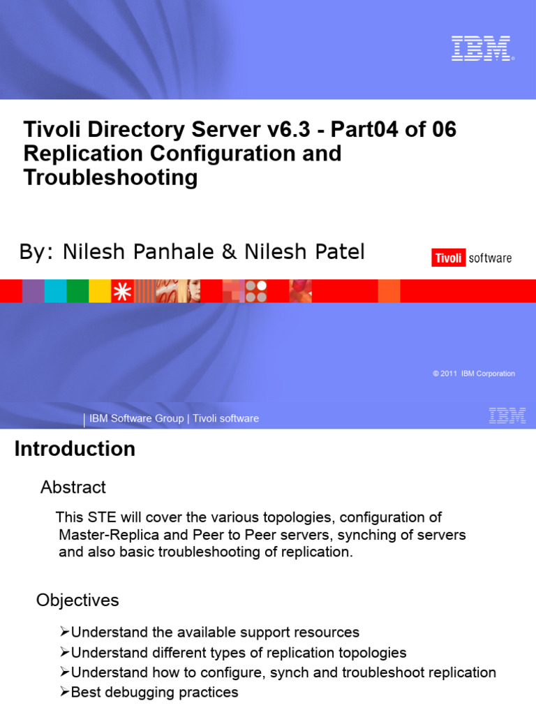 2011 06 07 STE Tivoli Directory Server Part04v2 | PDF | Information ...