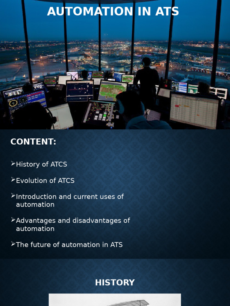 PPT3 Automation in ATS | PDF | Air Traffic Control | Aviation