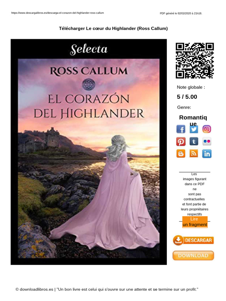 Télécharge Le cœur du highlander (Ross Callum) (1) | PDF