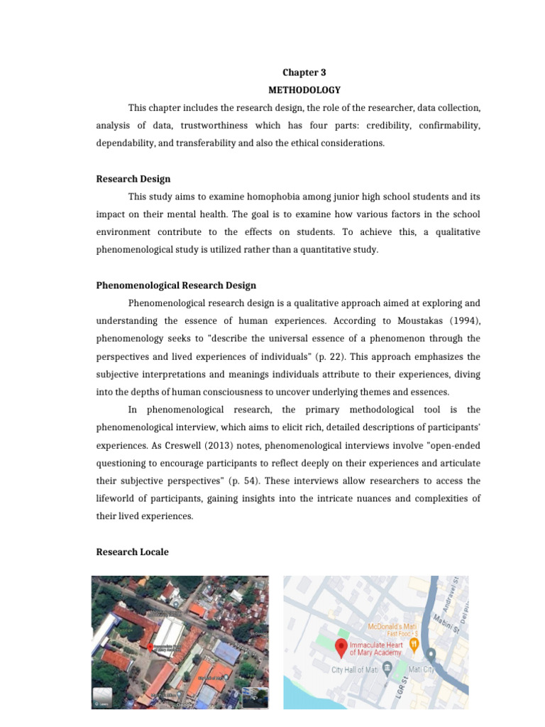 CHAPTER-3-SAMPLE-GUIDE | PDF | Qualitative Research | Methodology