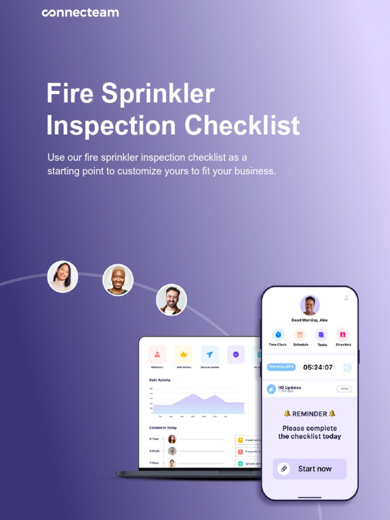Fire Sprinkler Inspection Checklist | PDF | Fire Sprinkler System ...
