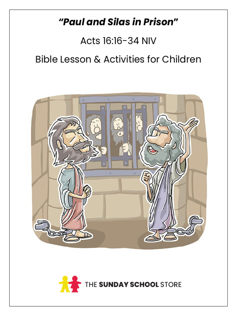 12 Paul and Silas in Prison - Acts 16 NIV | PDF | Paul The Apostle | Prayer