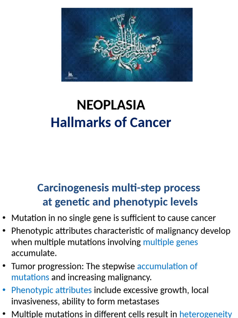 Hallmarks of Cancer and Tumor Biology | PDF | Signal Transduction ...