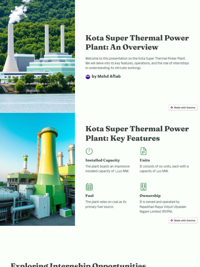 Overview of Kota Super Thermal Power Plant | PDF | Power Station | Steam