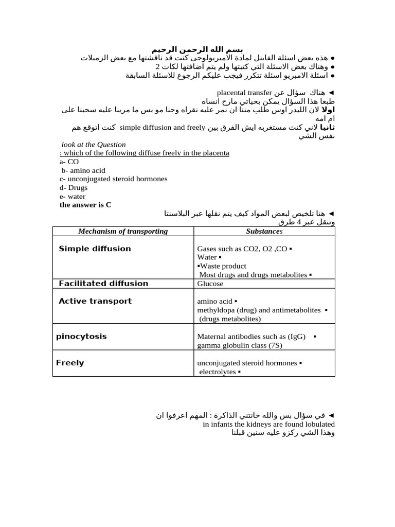 Embryo Final MCQs | PDF | Kidney | Anatomical Terms Of Location