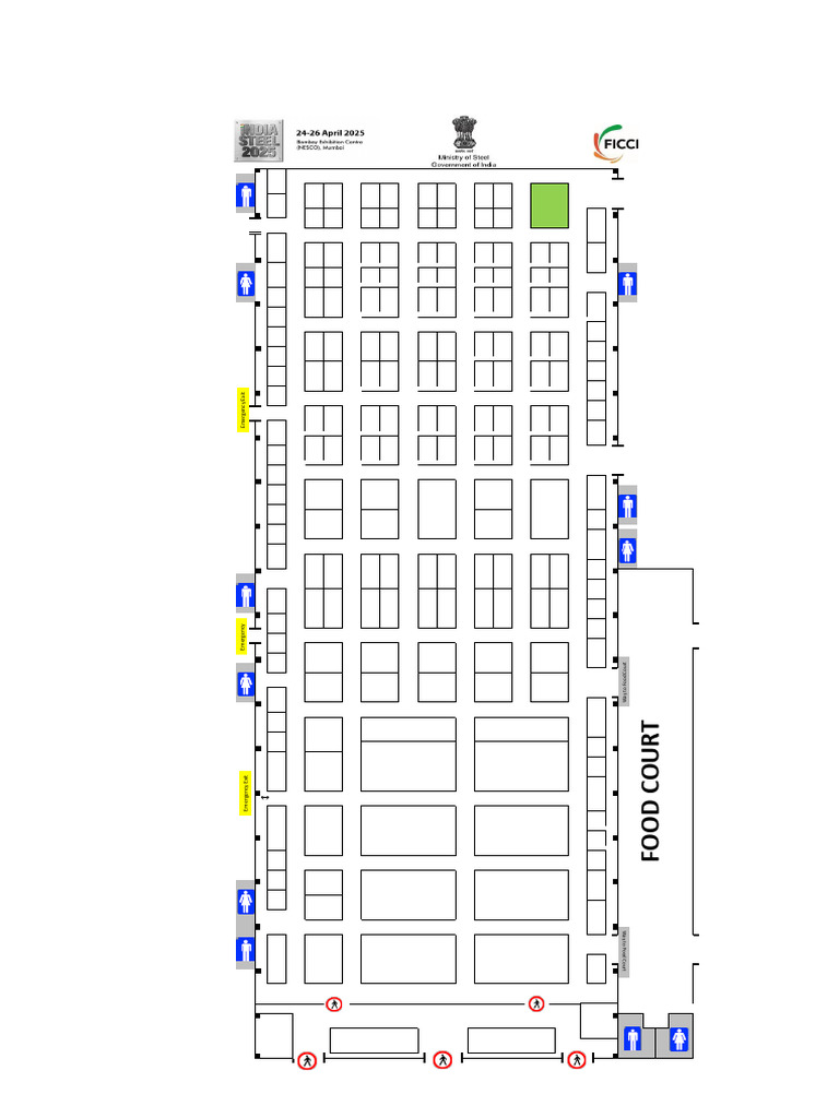 India Steel Exhibition Layout | PDF