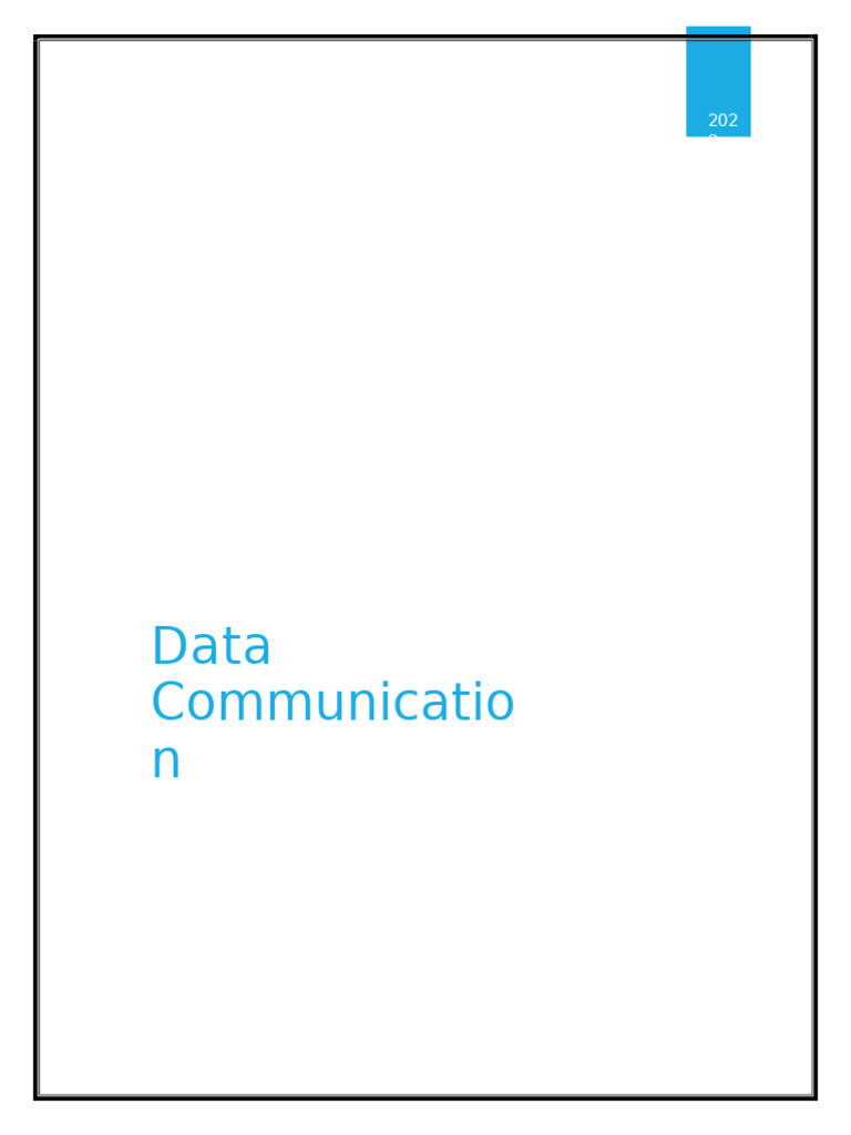 Lec17 Data Communication | PDF | Transmission Medium | Computer Network