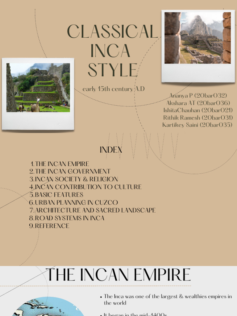 CLASSICAL INCA STYLE (2) | PDF | Inca Empire | Machu Picchu