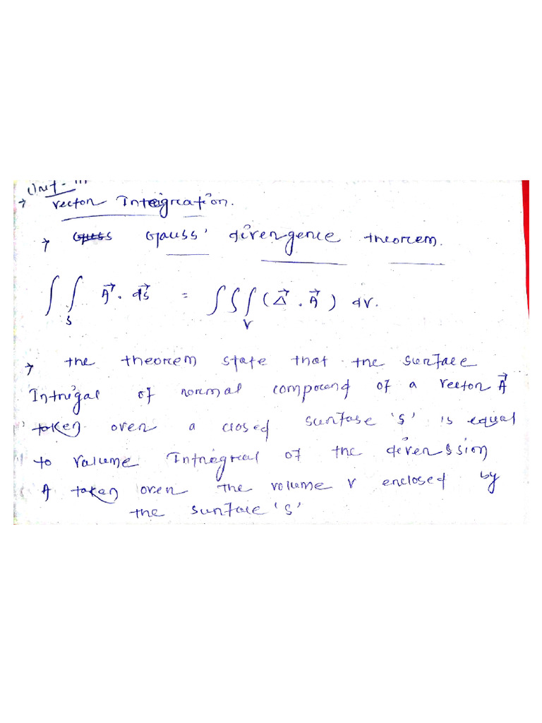 Gauss Theorem+3 Mathematical | PDF