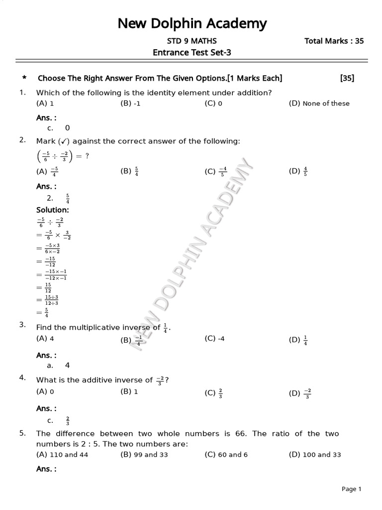 9th Entrance Test-3_solution | PDF | Geometry | Euclidean Geometry