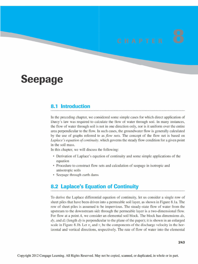Seepage | PDF