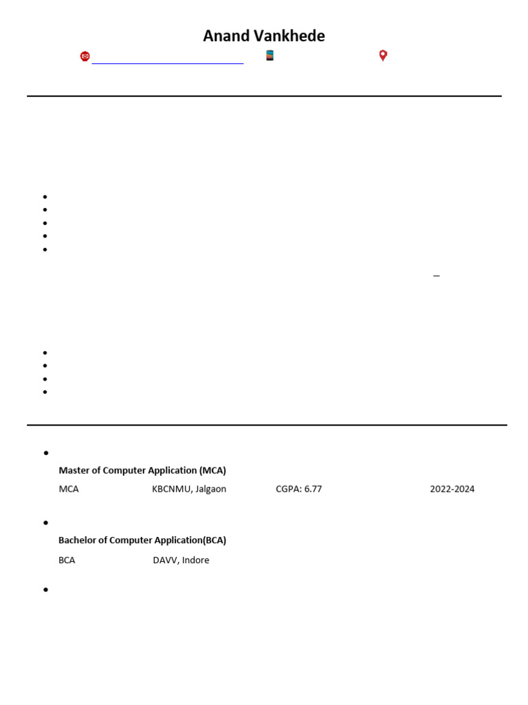 Anand Resume - Jan - 250119 - 003605 | PDF | Python (Programming Language) | Databases