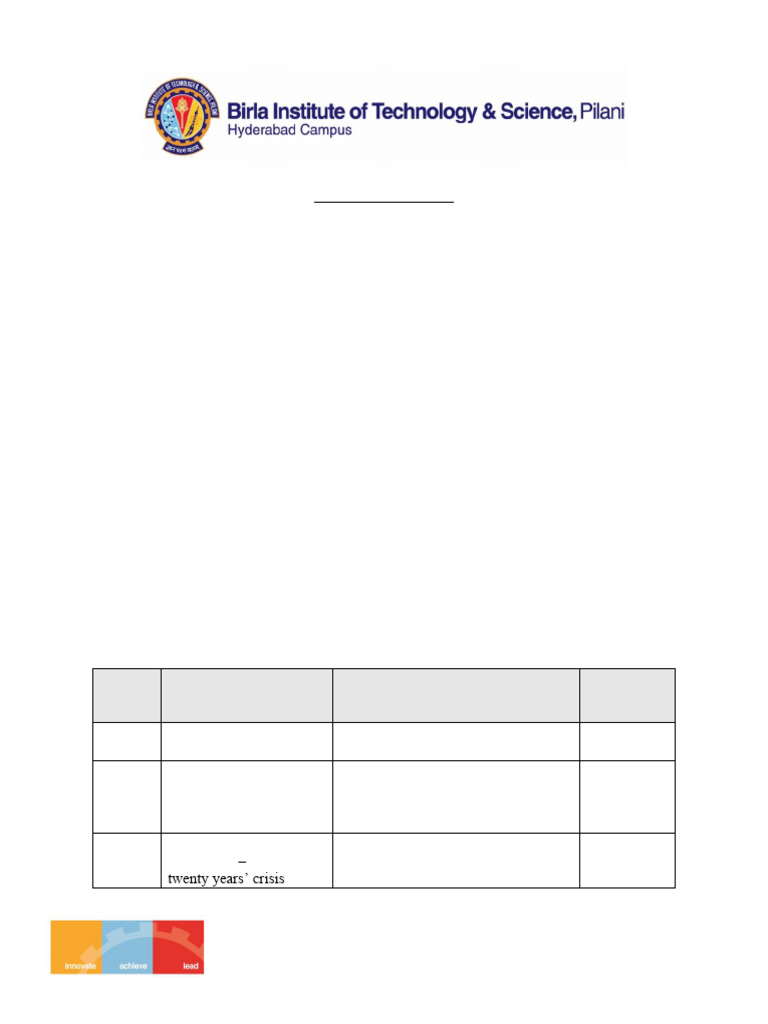 HSS F346 International Relations | PDF | International Relations ...