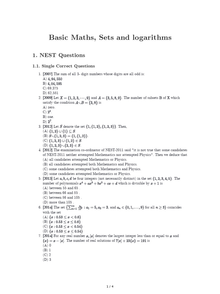 Basic Maths Pyq | PDF | Numbers | Real Number