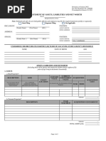 SALN Form Sample and Guidelines 2023 | PDF | Net Worth | Financial ...