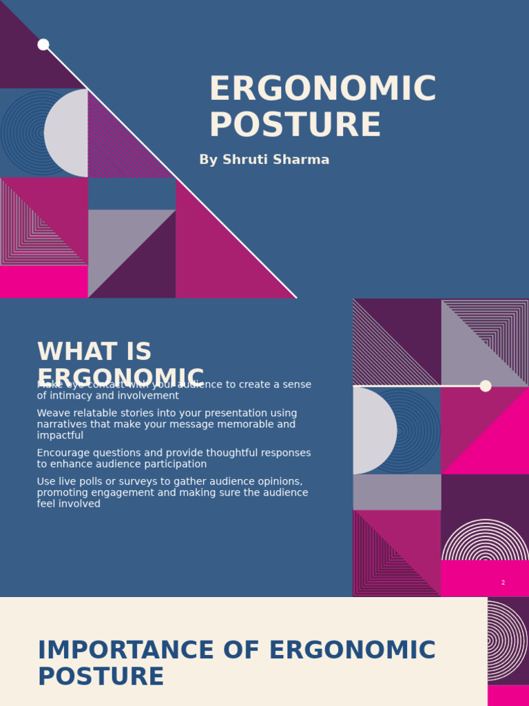 Ergonomic Posture | PDF