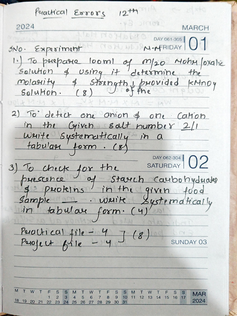 Practical Errors | PDF