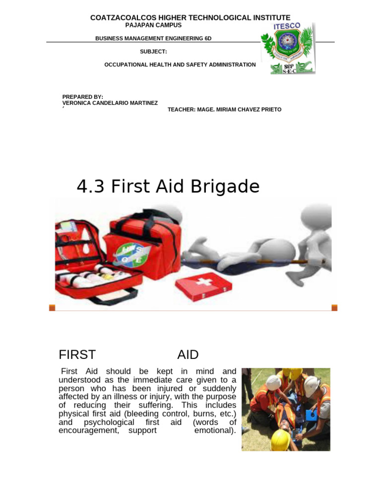 First Aid Brigade | PDF | First Aid | Emergency
