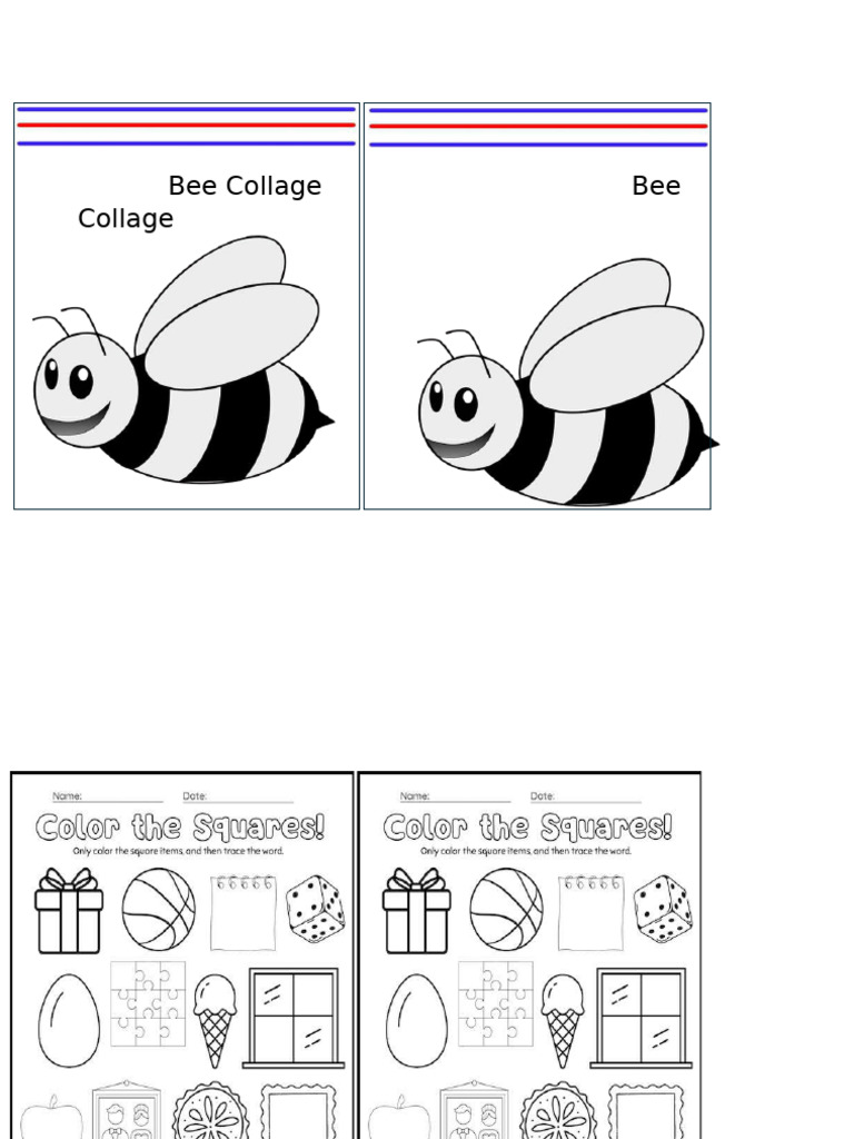 Bee Collage Bee Collage | PDF